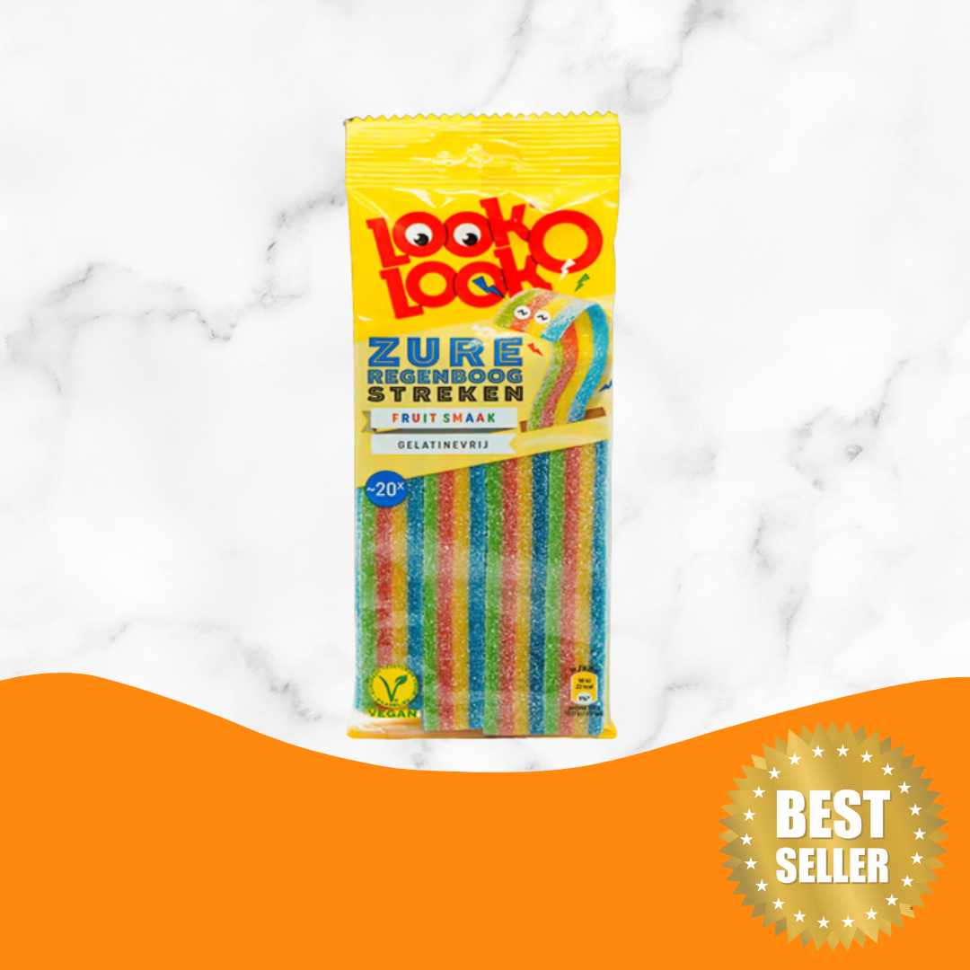 Look O Look Rainbow Sour Candy (125 gram) | Dutch Shop HK – DutchShop ...