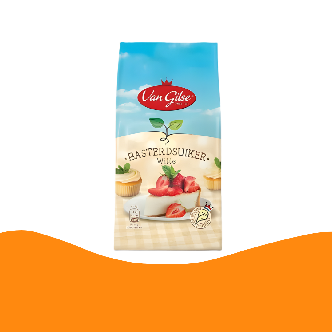 Van Gilse Basterdsuiker wit (600 gram)/Caster sugar white – DutchShop ...