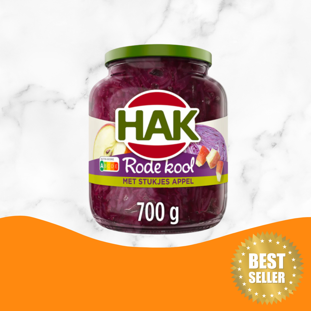 Hak Rode Kool met stukjes Appel / Red cabbage with Apple (700 gram ...