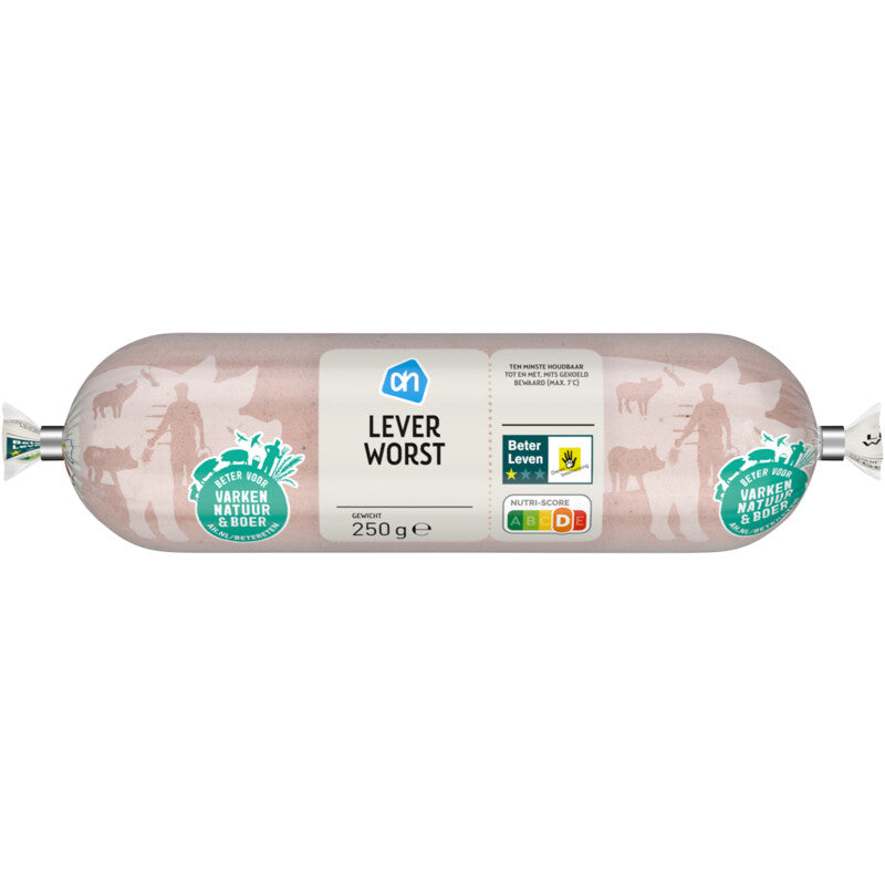 AH Leverworst / Liver sausage (250 gram) – The Dutch Shop