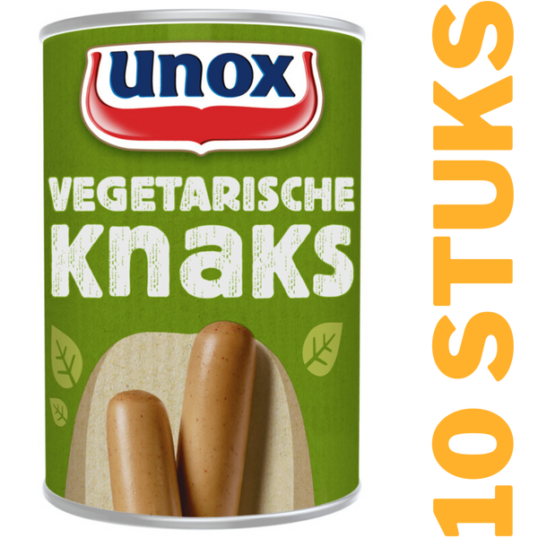 Unox Knakworst Vegetarische Knaks ( 400 gram )/Vegetarian sausage 10 p ...