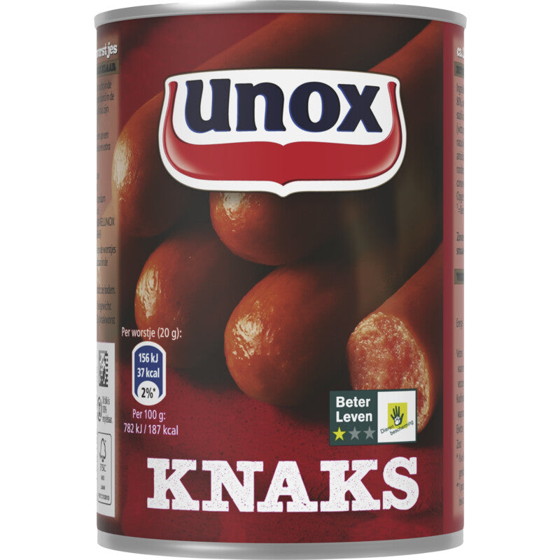 Unox Knaks - Dutch Hot Dogs 11 Pieces (400 gram) | Dutchshop HK – The ...