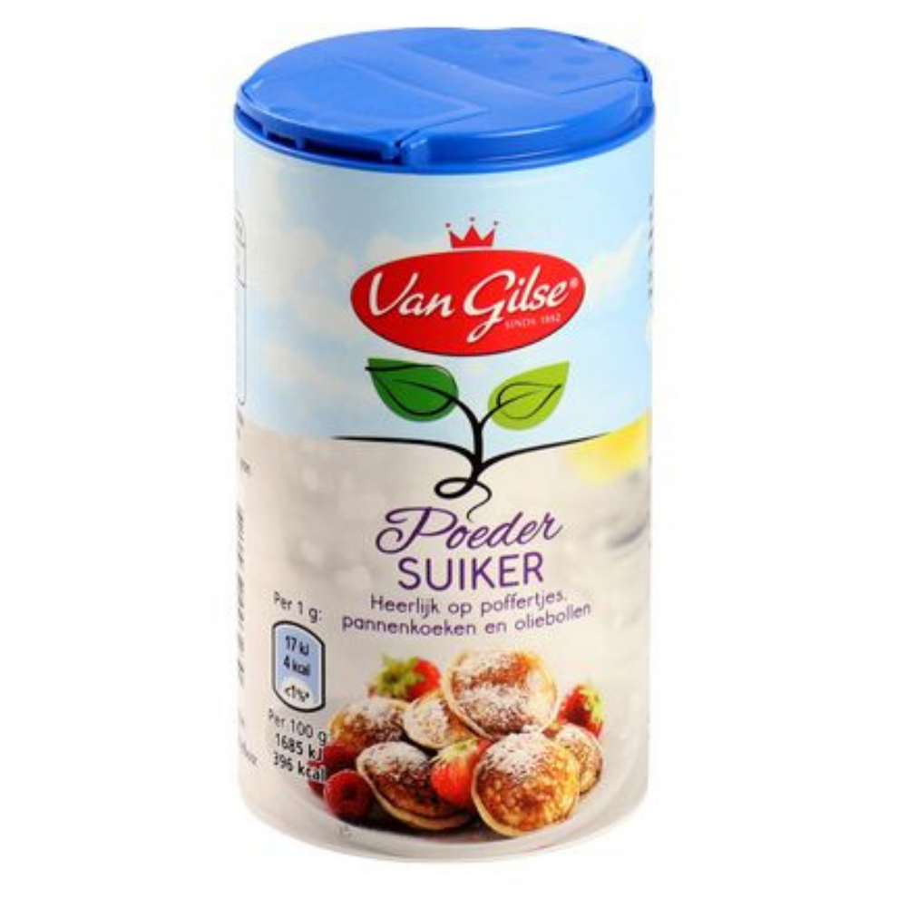 Van Gilse Poedersuiker strooibus (125 gram)/Powdered sugar – The Dutch Shop